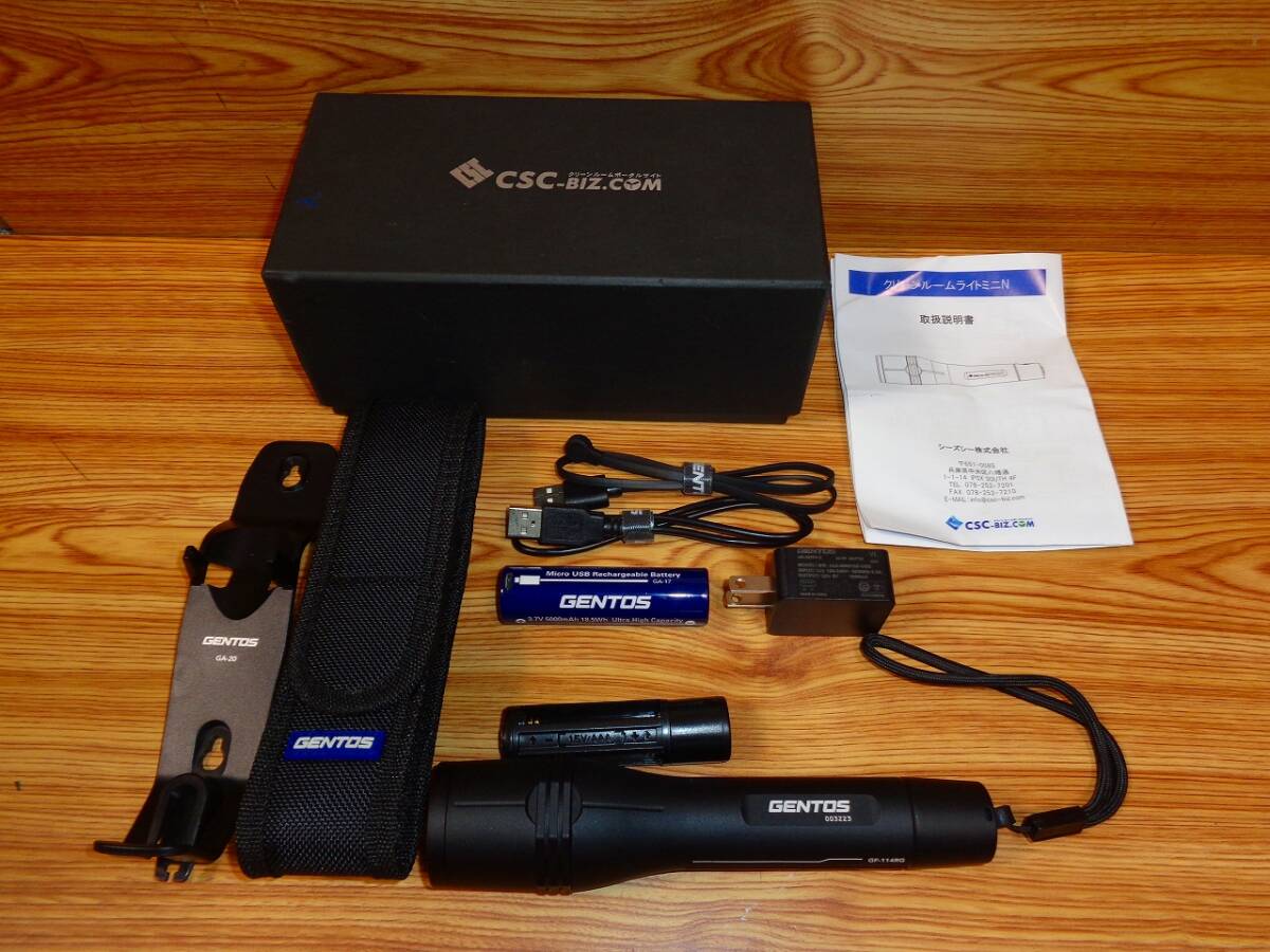 Yahoo!オークション - GENTOS Gフラッシュライト GF-114RG CSC-BIZ.COM...