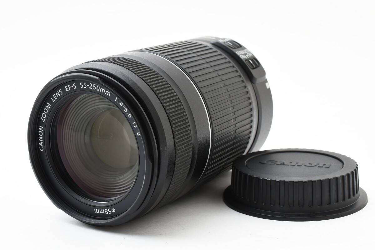 Yahoo!オークション - 【A175】 CANON ZOOM LENS EF-S 55-250mm F4-5.6...