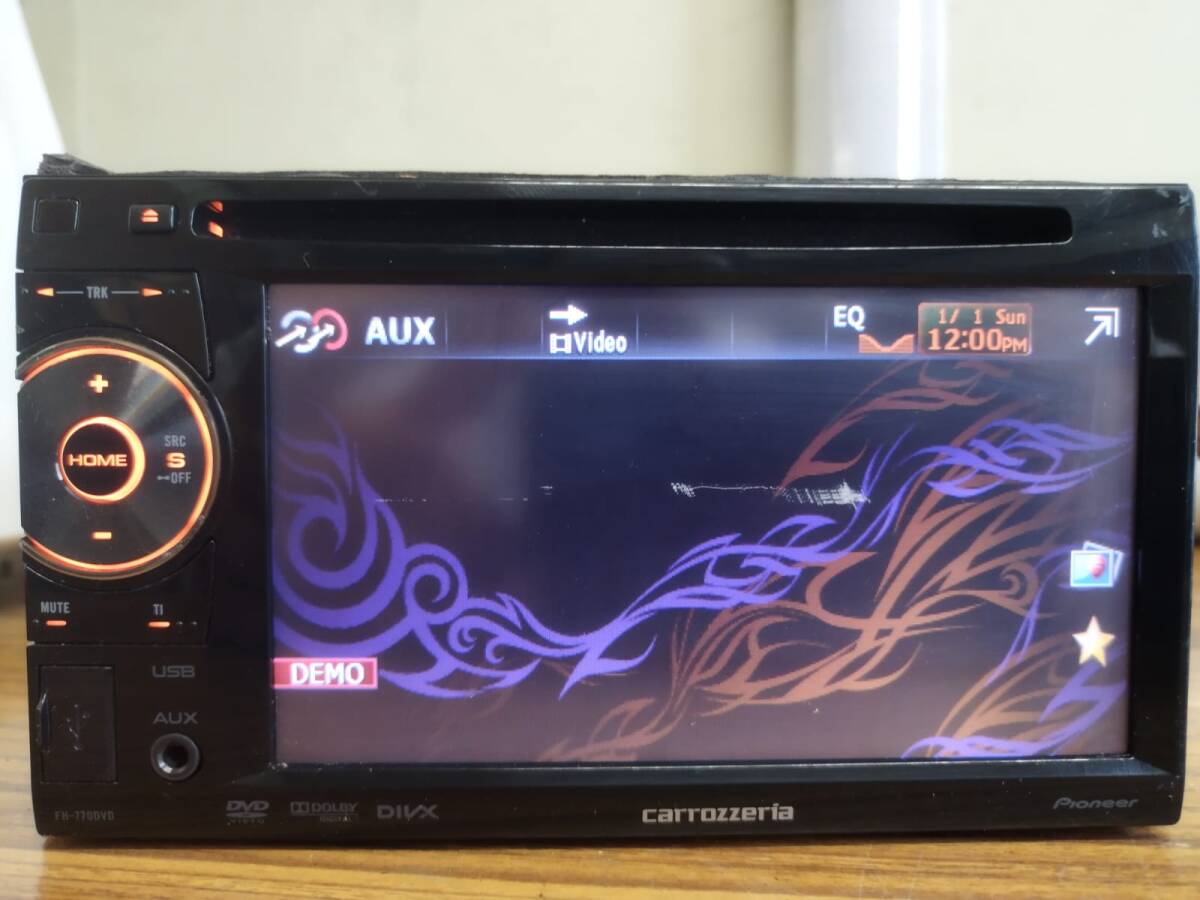 Yahoo!オークション - (4758) FH-770DVD 5.8V型ワイド QVGAモニター DV...