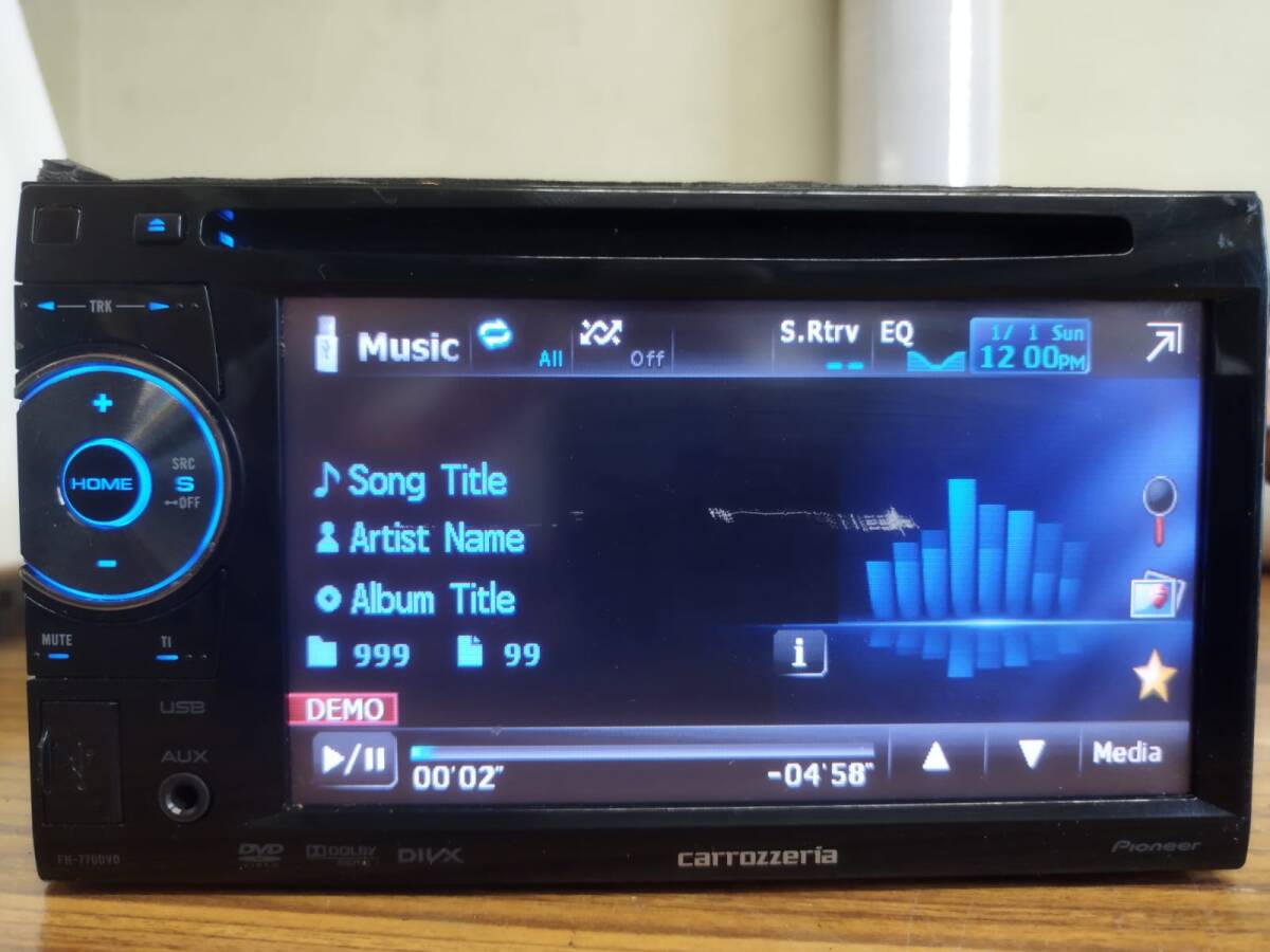 Yahoo!オークション - (4758) FH-770DVD 5.8V型ワイド QVGAモニター DV...