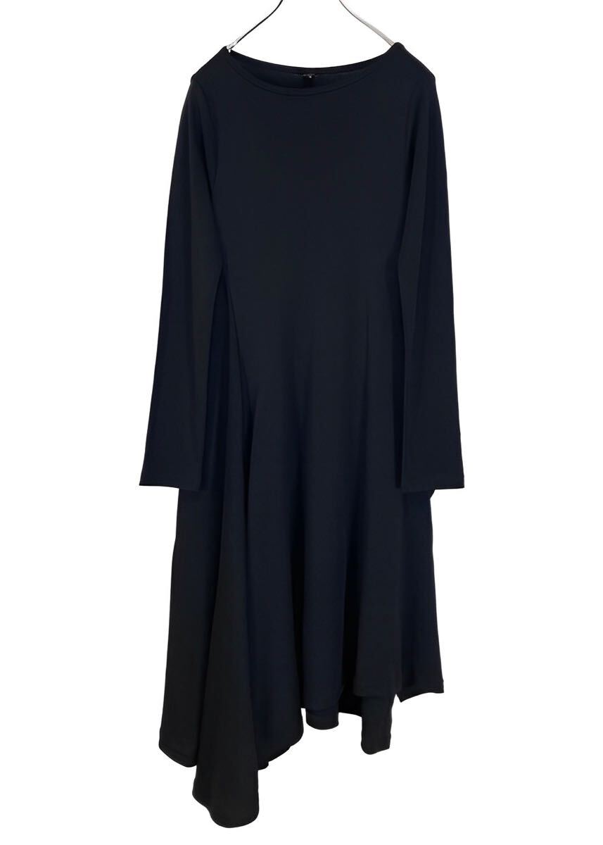Yahoo!オークション - Y's 19AW WOOL SMOOTH ASYMME DRESS 黒2