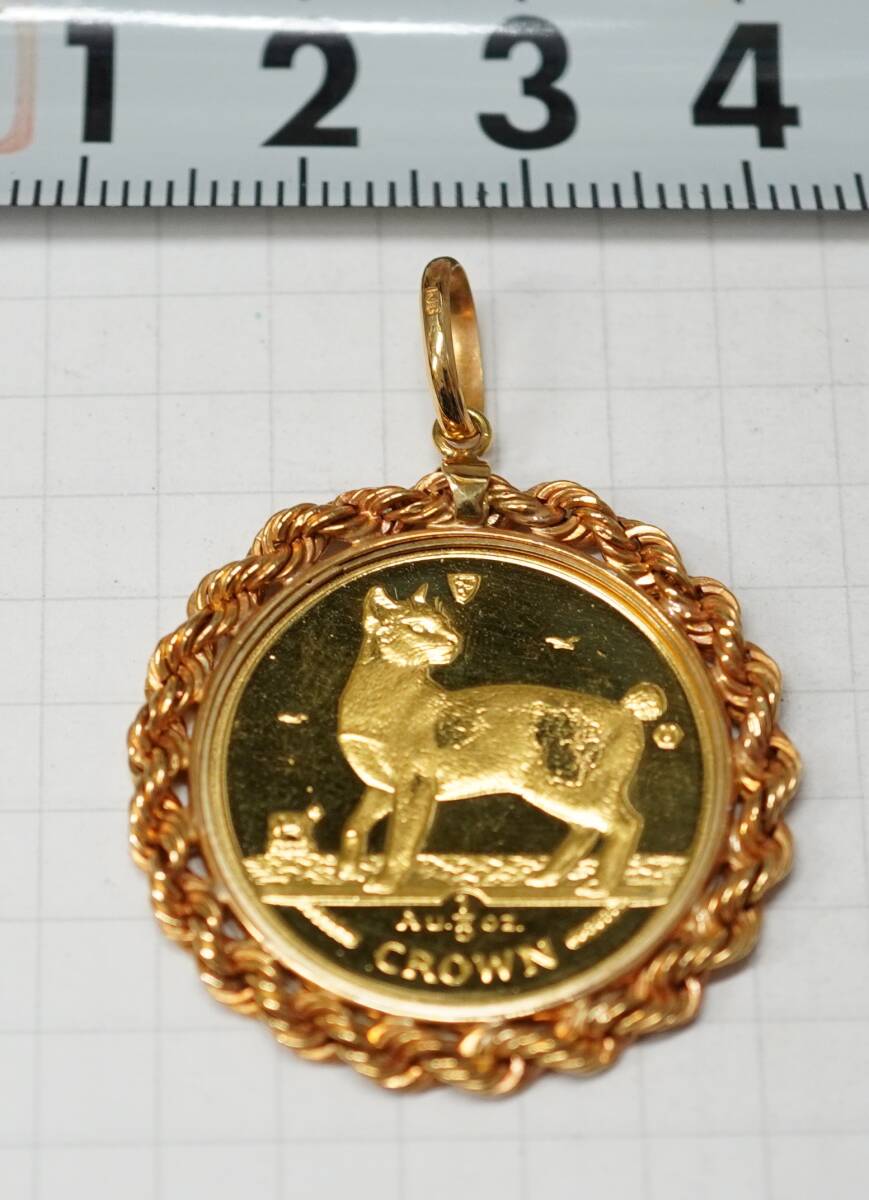 キャット金貨 ペンダントトップ k24 k18 大網てんとう虫 F20-681-5(北アメリカ)｜売買されたオークション情報、yahooの商品情報をアーカイブ公開 - オークファン ...