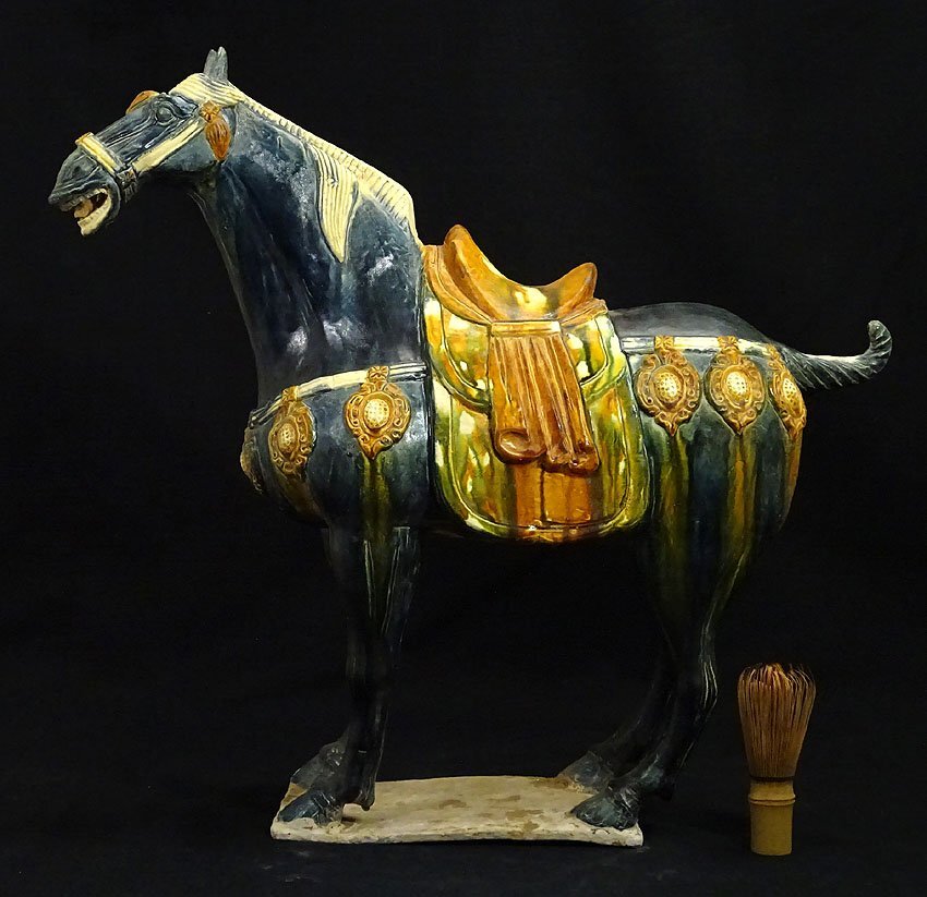 緑屋h 中国古玩 唐三彩 馬 オブジェ 置物 唐物 時代物 i2n/10-333/17-4#160(唐)｜売買されたオークション情報、yahooの商品情報をアーカイブ公開 - オークファン ...