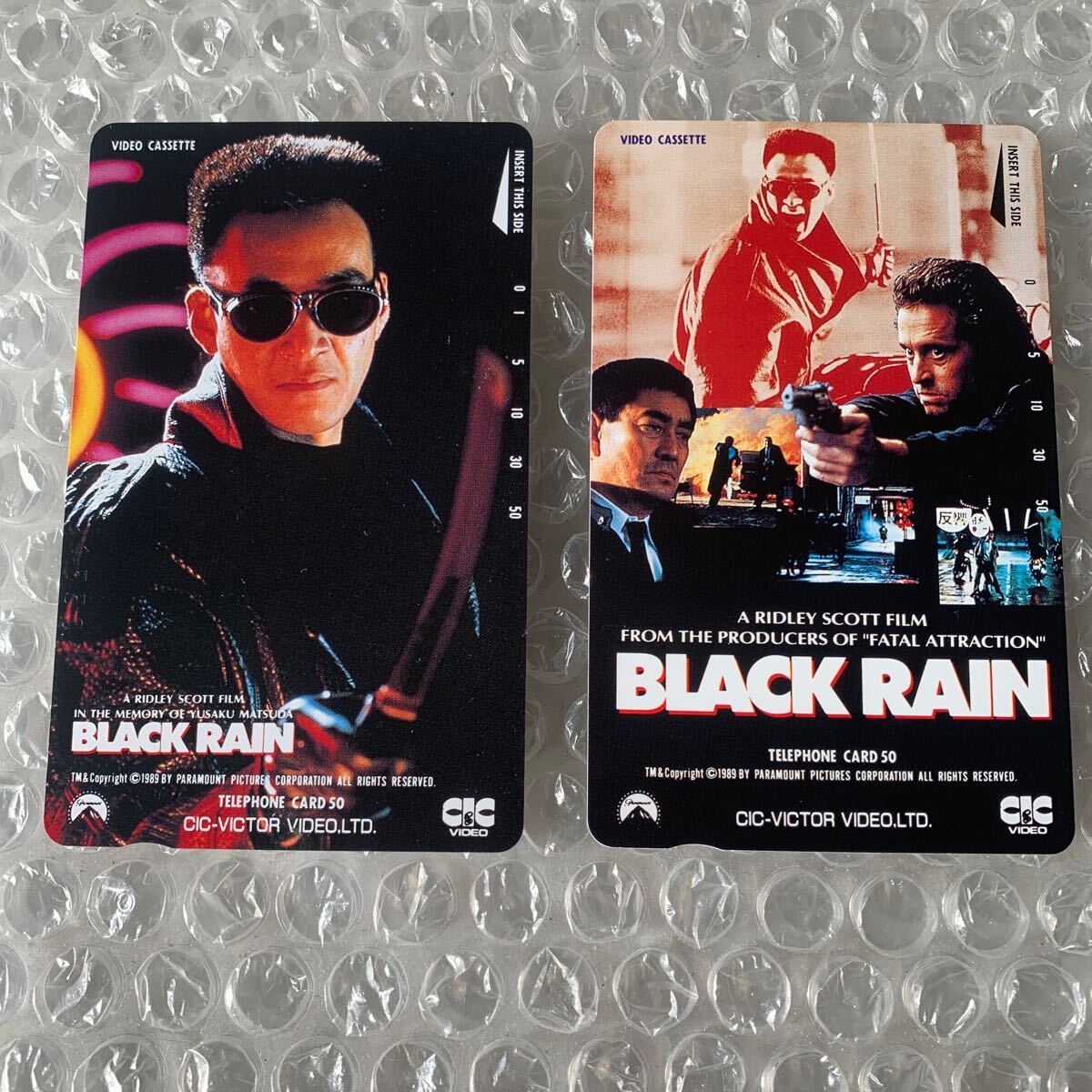 Yahoo!オークション - 未使用 ブラックレイン BLACK RAIN テレホンカー...