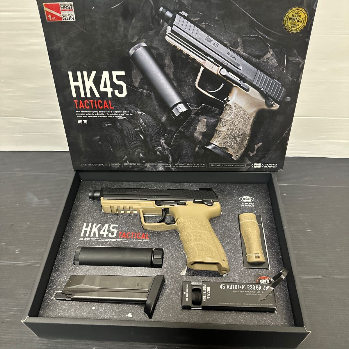 Yahoo!オークション - HK45 東京マルイNO.76 ガスガン