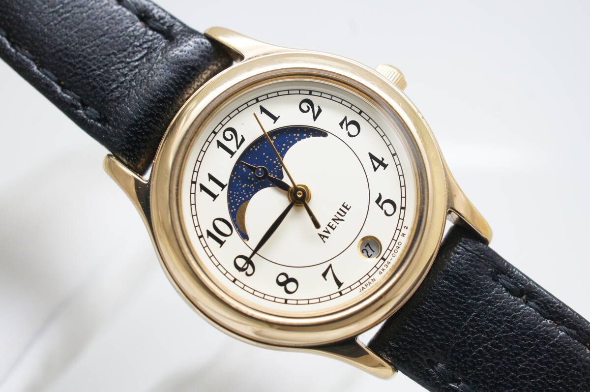 Yahoo!オークション - K121 作動良好 未使用ベルト SEIKO セイコー AVE...