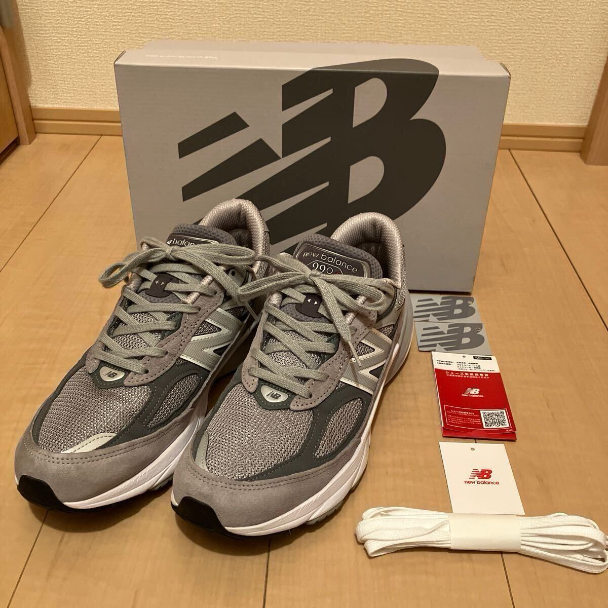Yahoo!オークション - New Balance M990 V6 GL6 ライトグレー ニューバ...