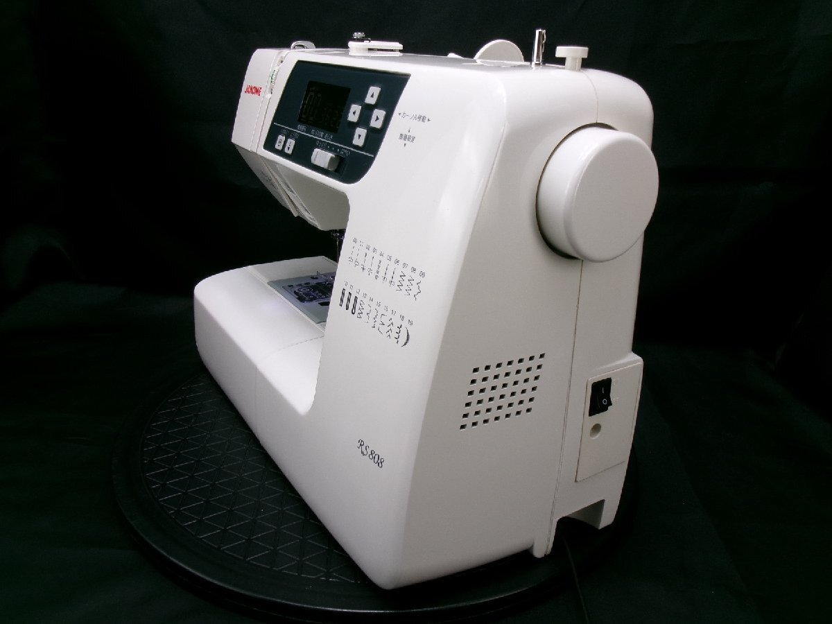 Yahoo!オークション - ジャノメコンピュータミシン RS808 美品