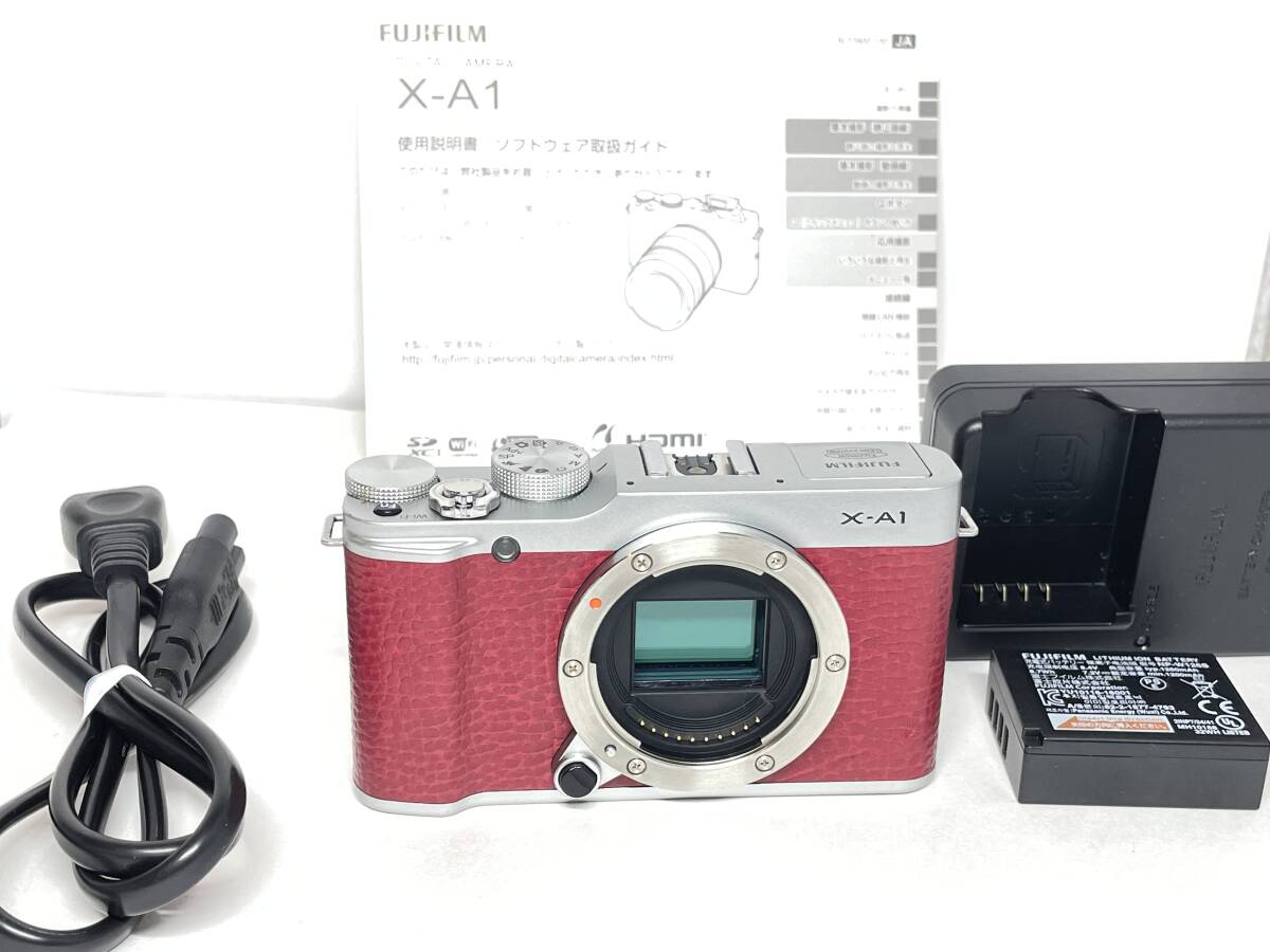 Yahoo!オークション - FUJIFILM X-A1 ボディ レッド
