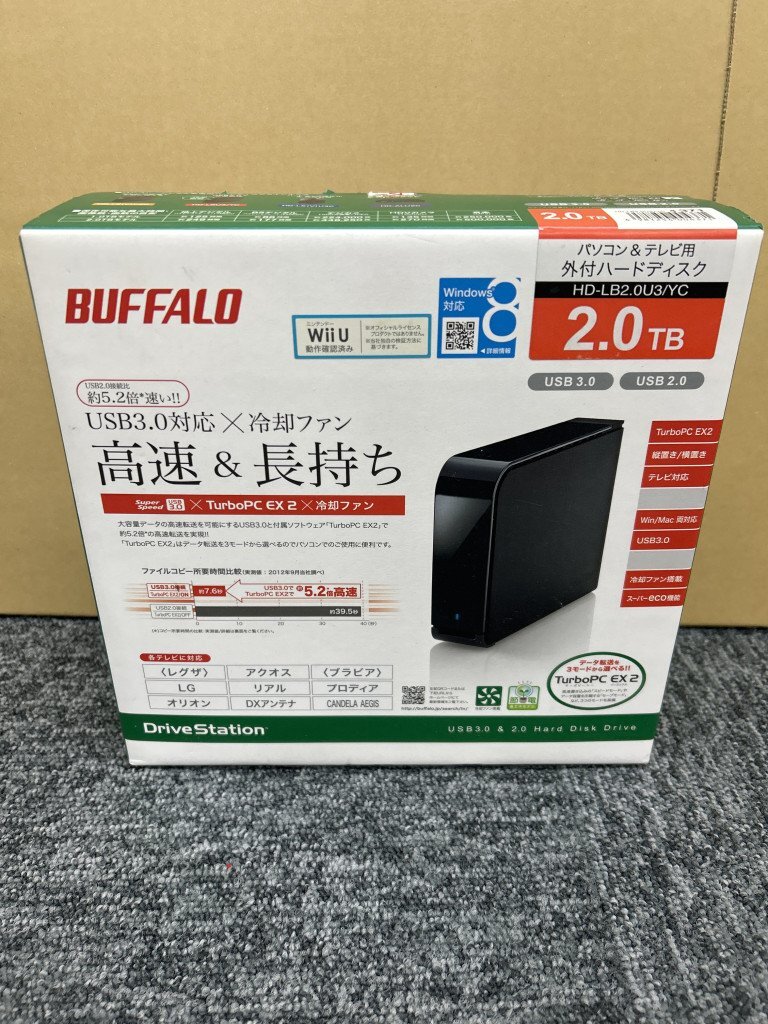 Yahoo!オークション - 【153363】HDD 外付けハードディスク BUFFALO バ...