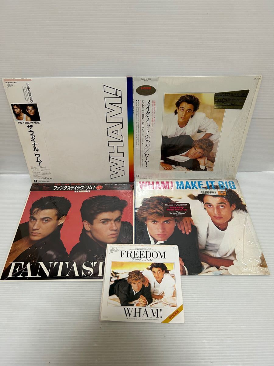Yahoo!オークション - C069 LP EP レコード ワム WHAM 5枚まとめて メ...