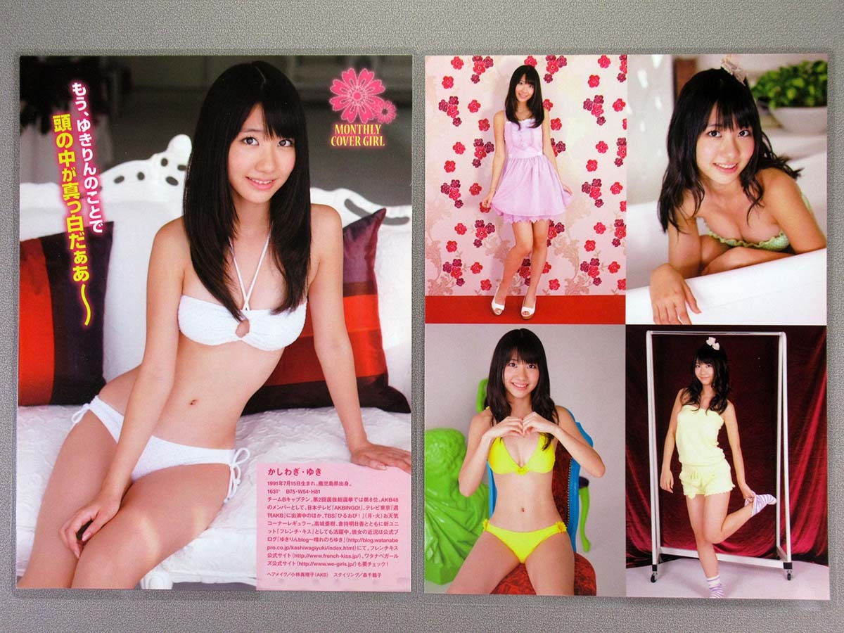 Yahoo!オークション - (kg20) 柏木由紀 切り抜き ラミネート加工[ENTA...