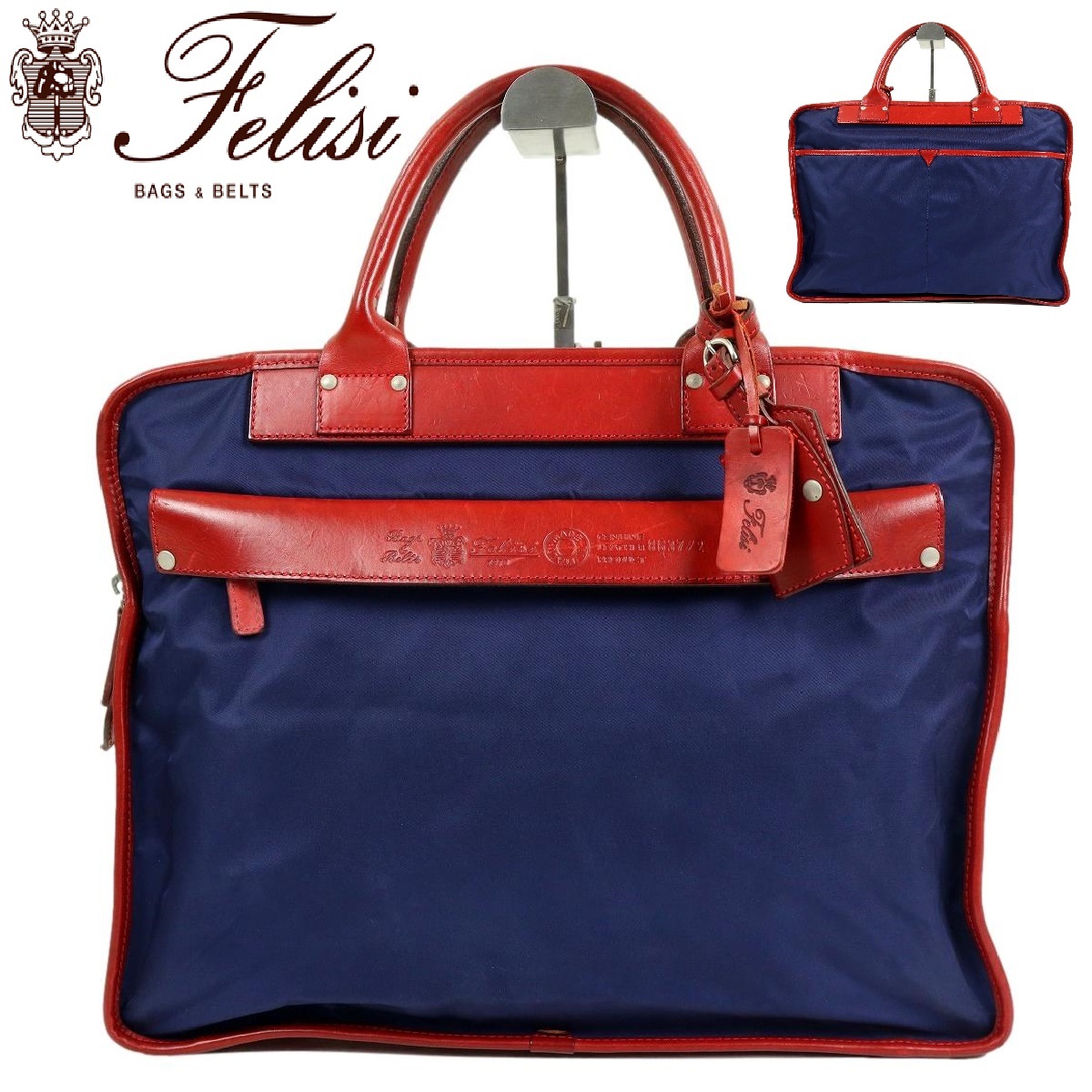 Yahoo!オークション - 【Y125】【美品】Felisi フェリージ ビジネスバ...