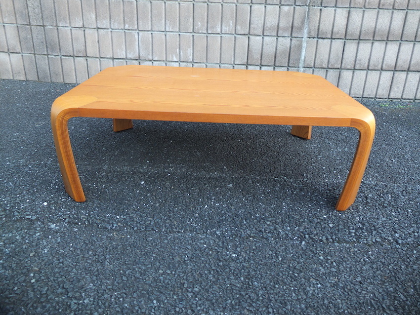 TENDO 天童木工 幹三郎デザイン 座卓 ローテーブル センターテーブル 和モダン 机 曲木 グッドデザイン 直接引取り可能商品(天童木工)｜売買されたオークション情報、yahooの商品情報 ...