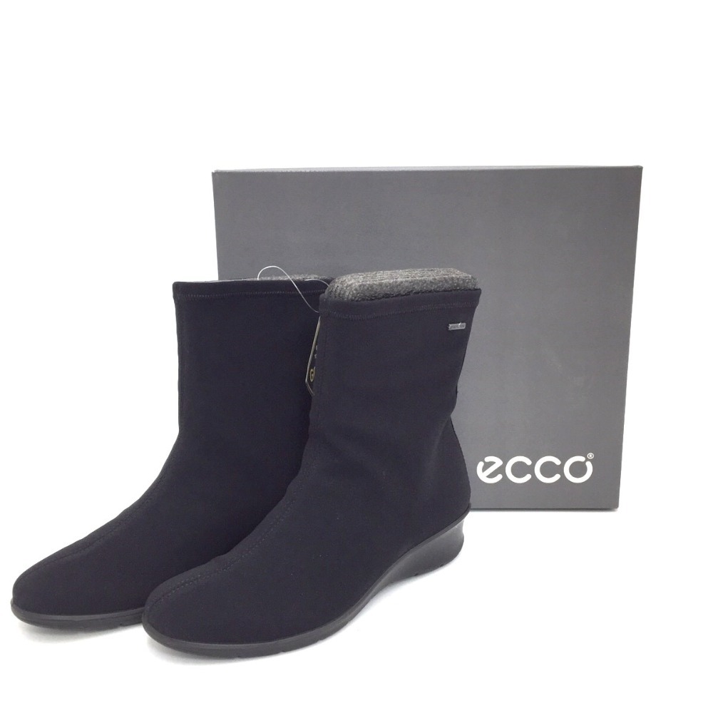 Yahoo!オークション - ECCO エコー ブーツ ecco GORE-TEX ショートブー...