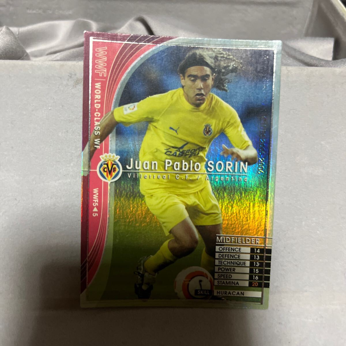 Yahoo!オークション - WCCF 05-06 WWF5 ファン・パブロ・ソリン footis...