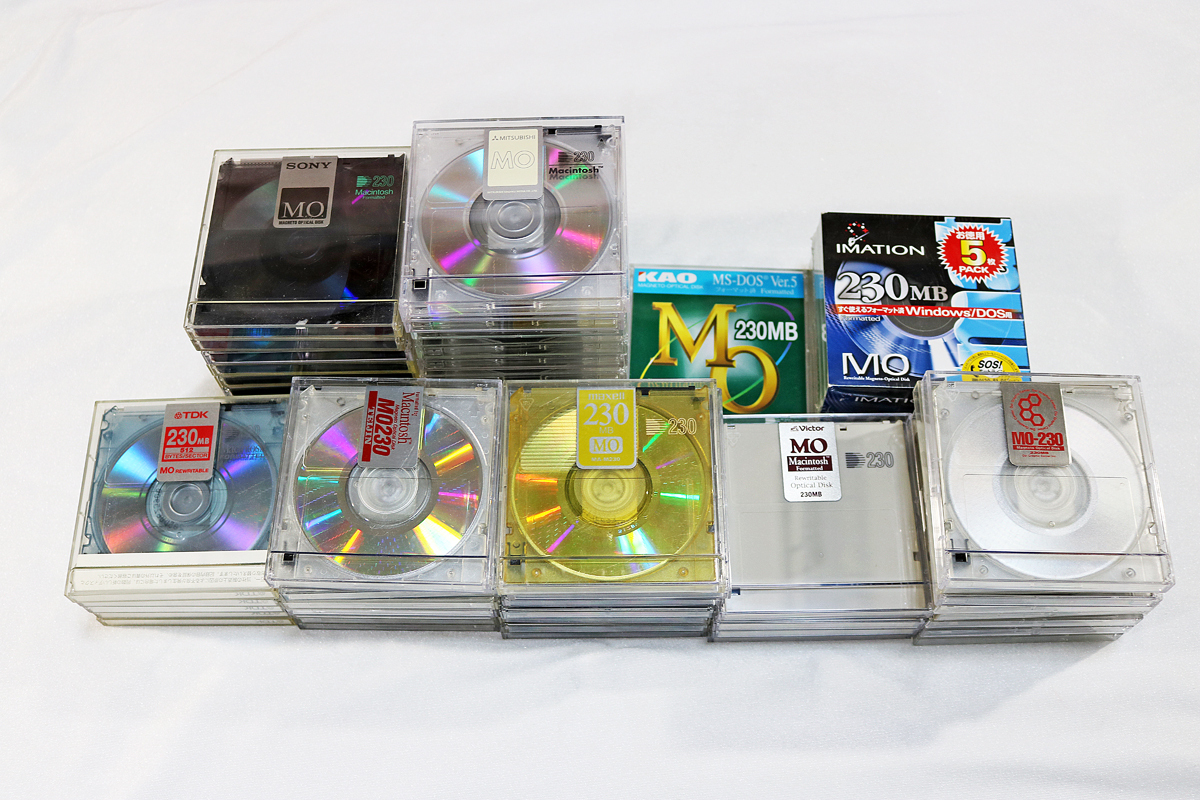 Yahoo!オークション - 230MB MOディスク 59枚セット（SONY／TDK／maxe...