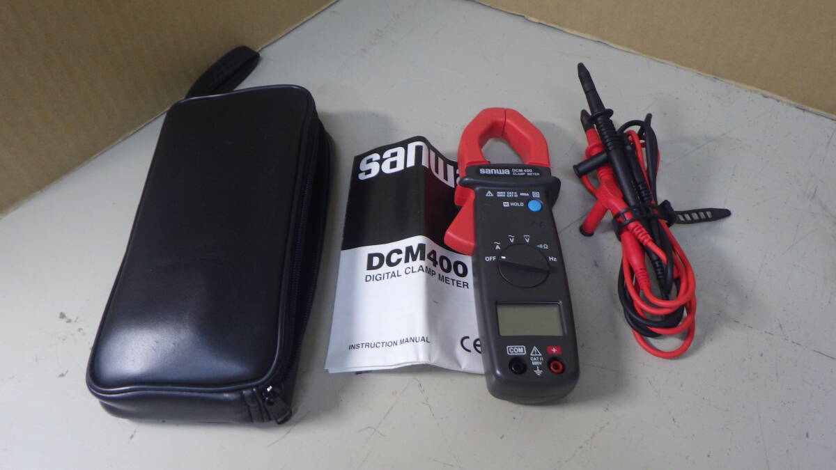 Yahoo!オークション - SANWA 4000カウント/クランプメータ DCM-400/DC...