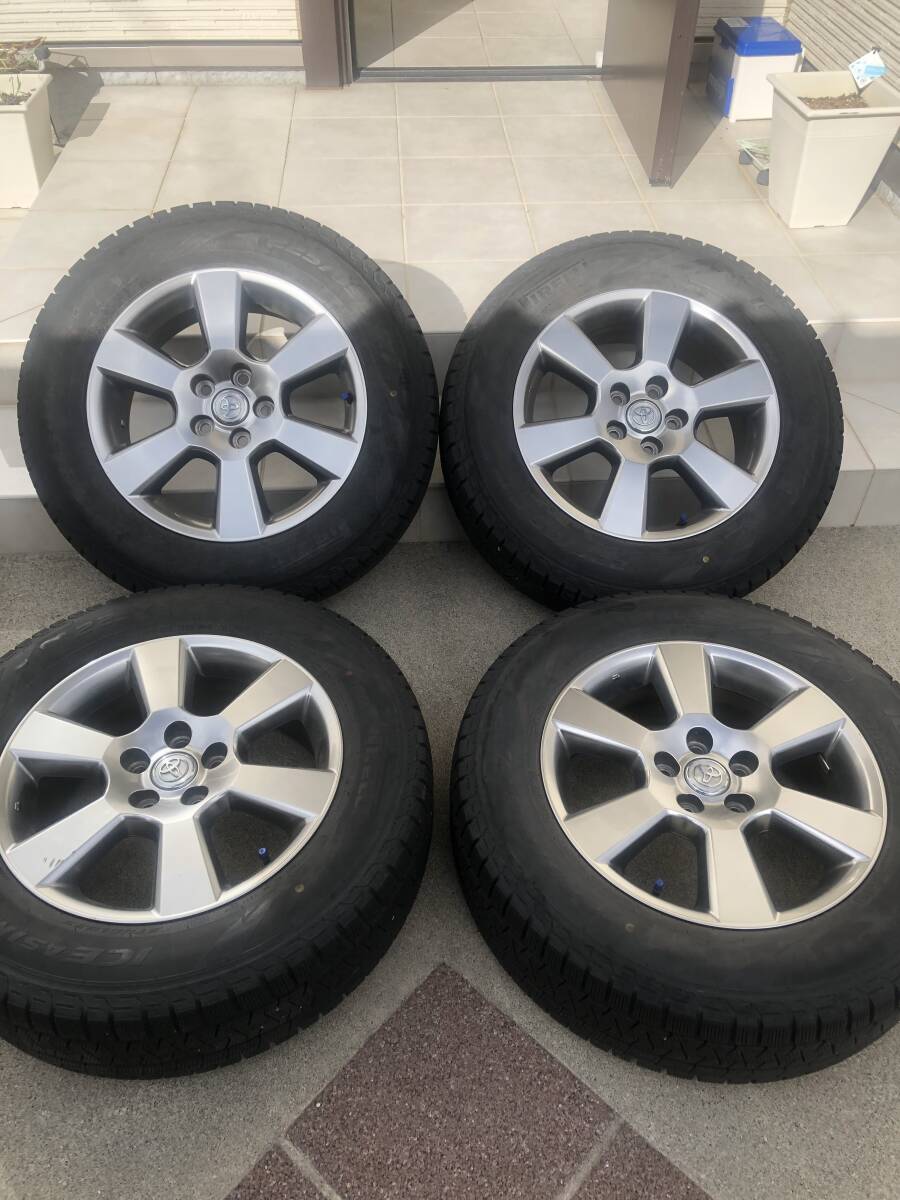 トヨタ 30系ハリアー 純正 17×6.5J ピレリ ICE ASIMMETRICO 225/65R17 スタッドレス付4本 流用等に 売切(スタッドレスタイヤ)｜売買されたオークション情報 ...