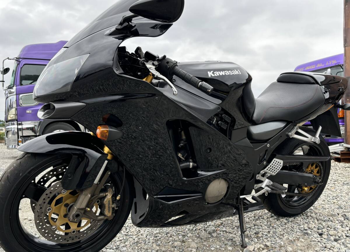Yahoo!オークション - カワサキ ZX-12R B型 後期 平成16年式 車検付 好...
