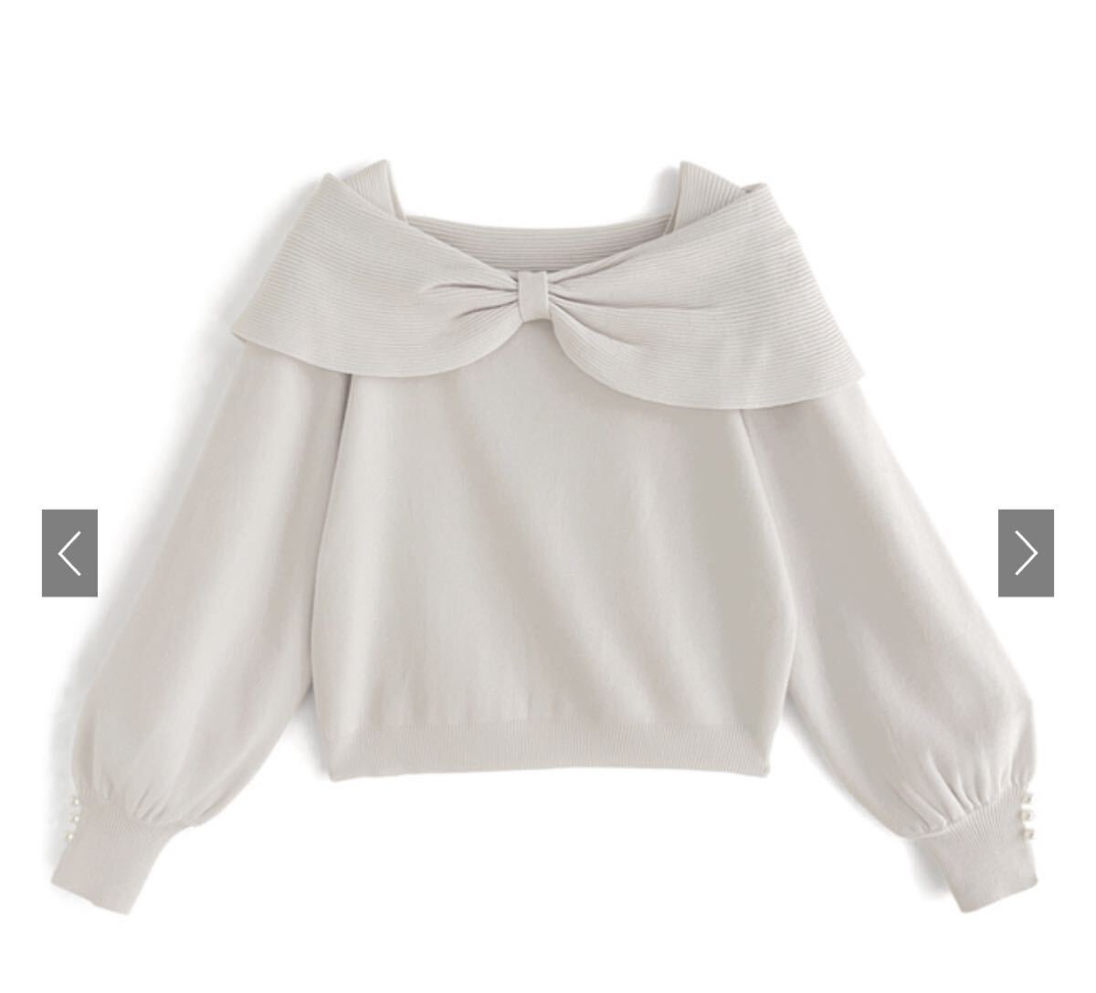 Yahoo!オークション - GRL 前後2Wayリボンニットトップス[ru1045] トッ...