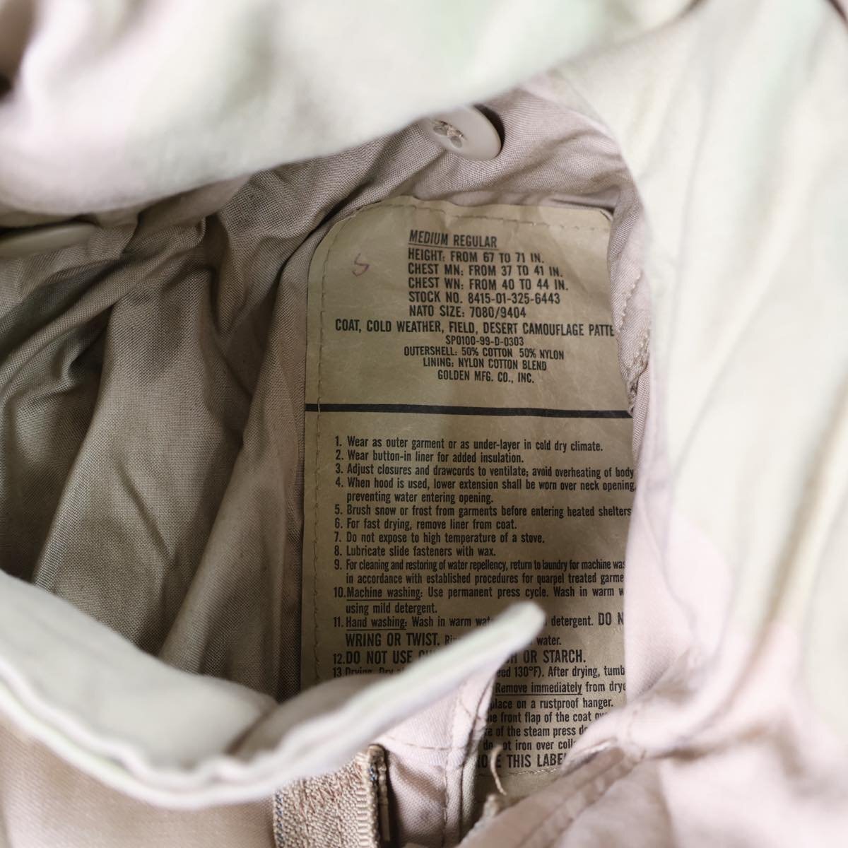 Yahoo!オークション - 米軍放出品 アメリカ軍 M65 BDU フィールドジャ...