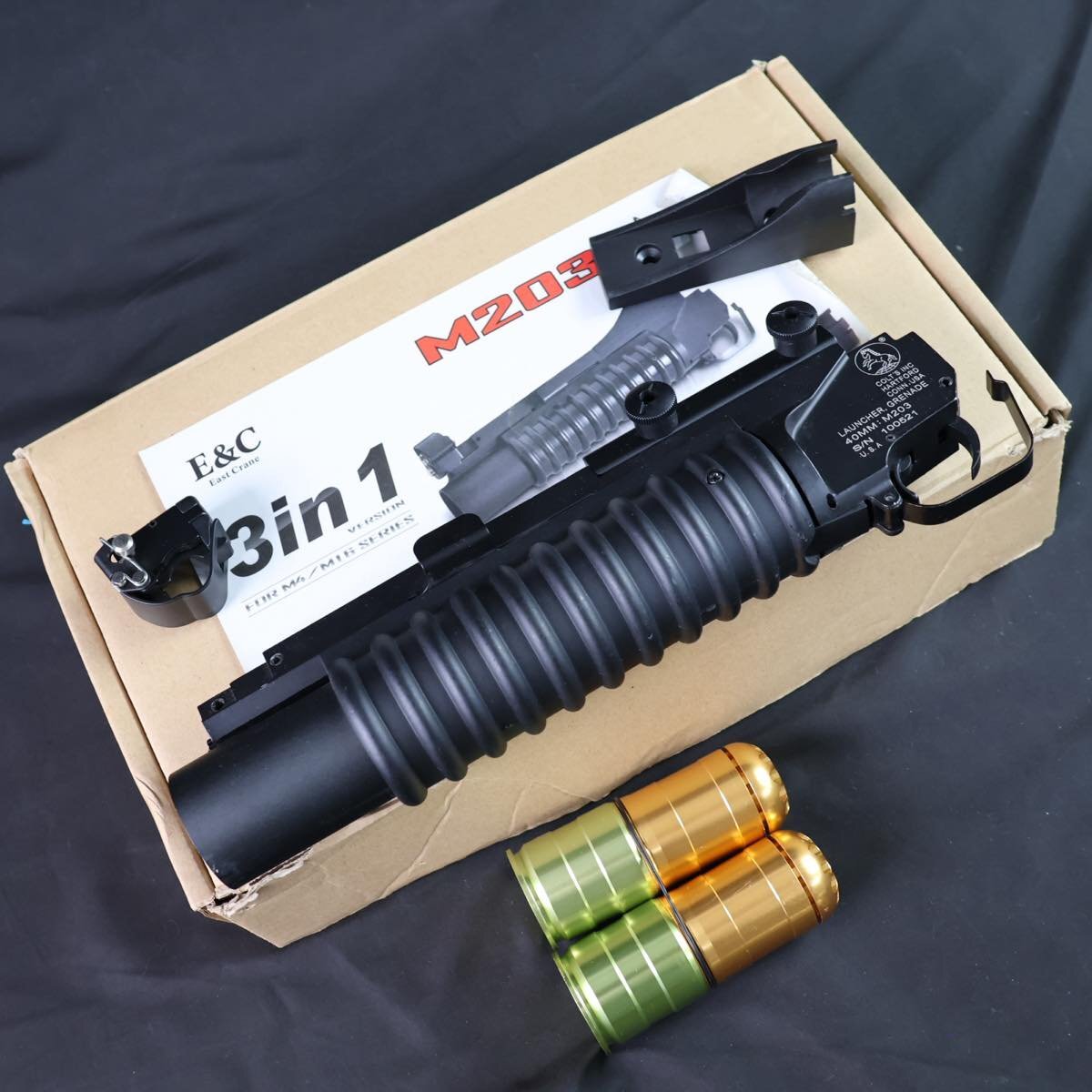 Yahoo!オークション - E&C 3in1 M203 グレネードランチャー #S-13169