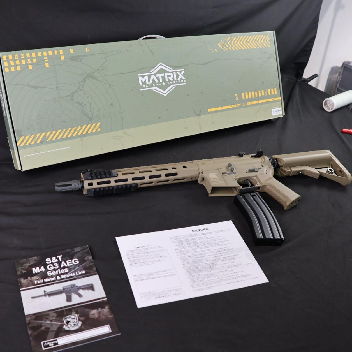 Yahoo!オークション - S&T M4 G3 MOAΩN AEG スポーツライン 電動ガン ...