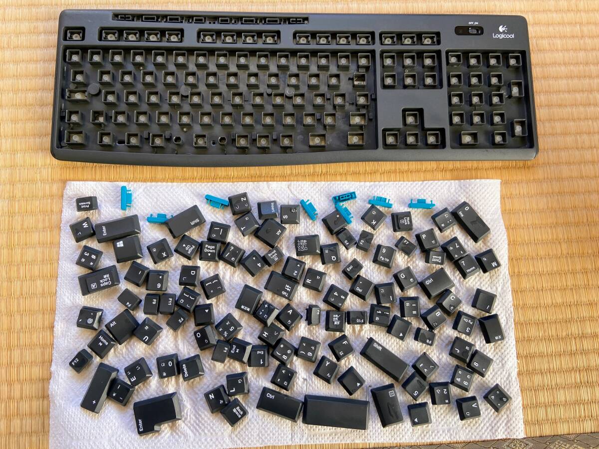 Yahoo!オークション - キー洗浄済 ロジクール K275 ワイヤレスキーボ...