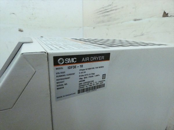 Yahoo!オークション - 冷却OK SMC 冷凍式エアードライヤー IDF3E-10 管...