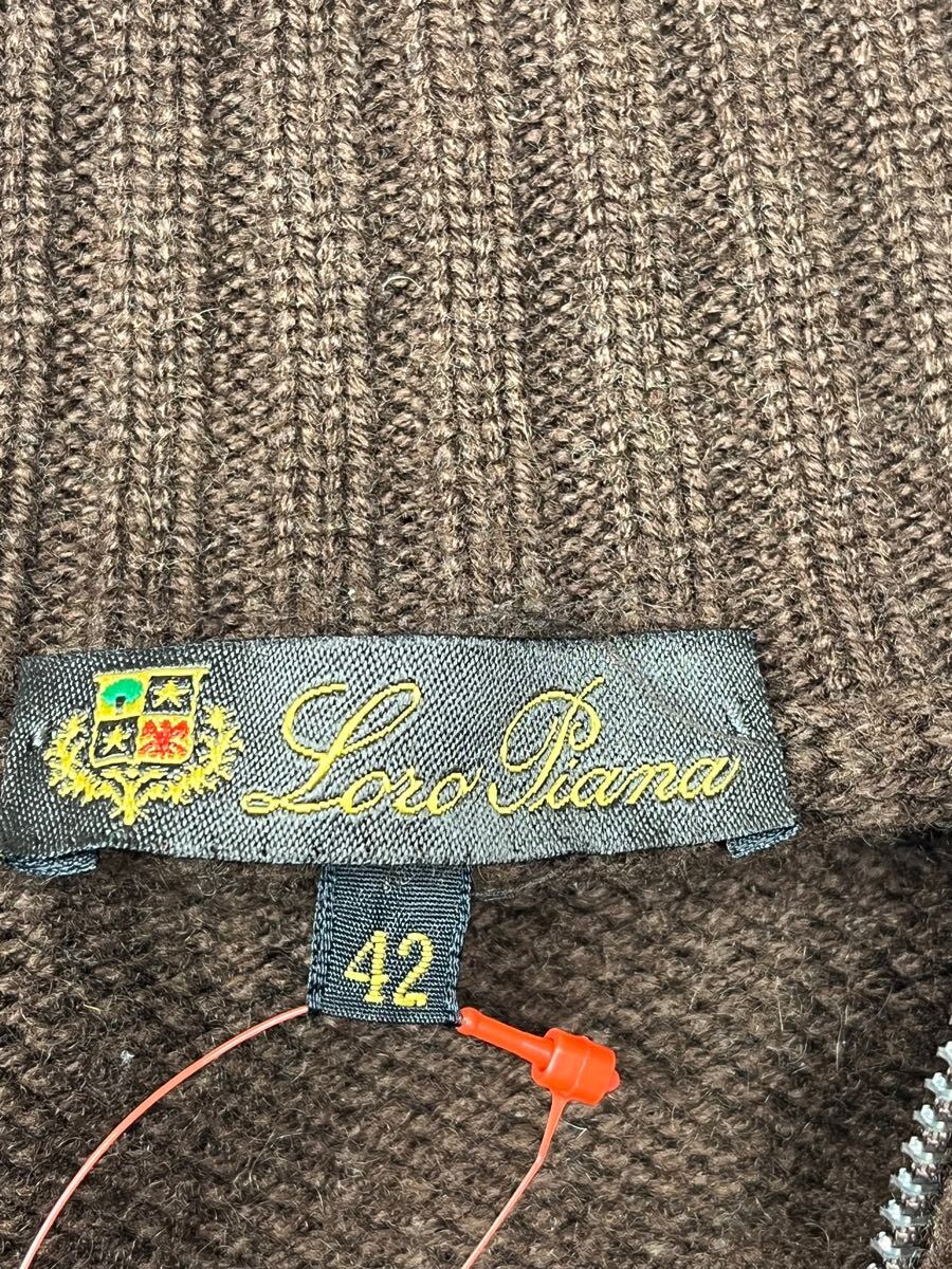 Loro Piana カシミヤ100 ニット カーディガン size42 L 11号 Loro Piana カシミヤ100 ニット カーディガン size42 L 11号