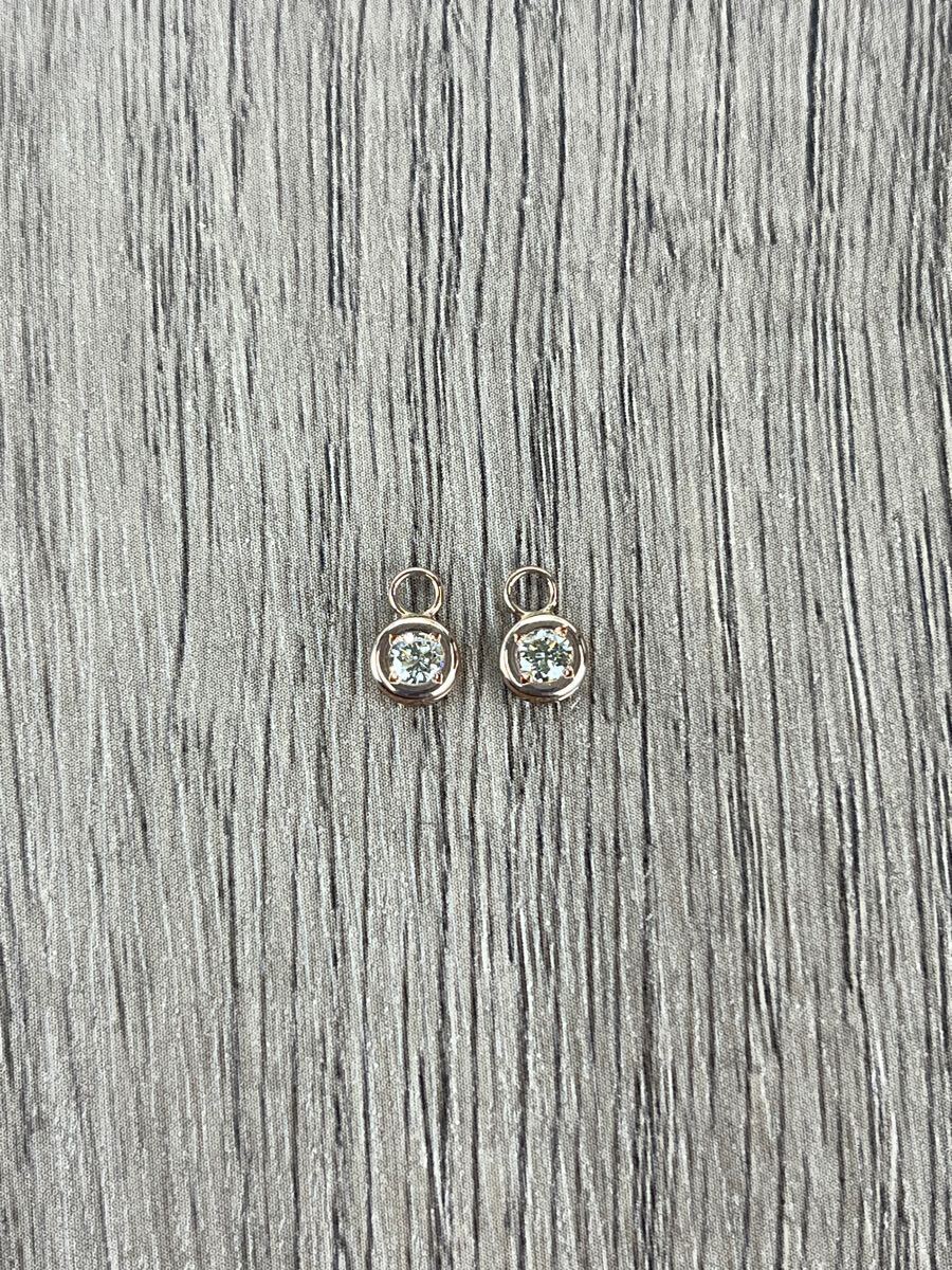 Yahoo!オークション - k10PG 10金 ピンクゴールド ダイヤモンド0.2 ピ...