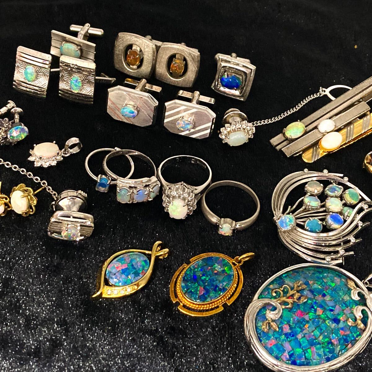 Yahoo!オークション - 1円〜スタート silver入り [オパールアクセサ...