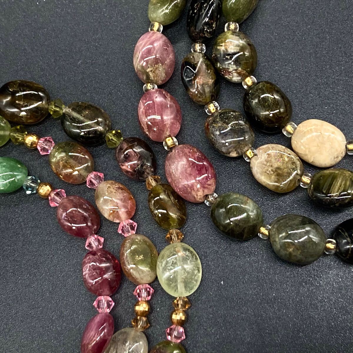 Yahoo!オークション - 1円〜スタート K18&K14入り [マルチカラートル...