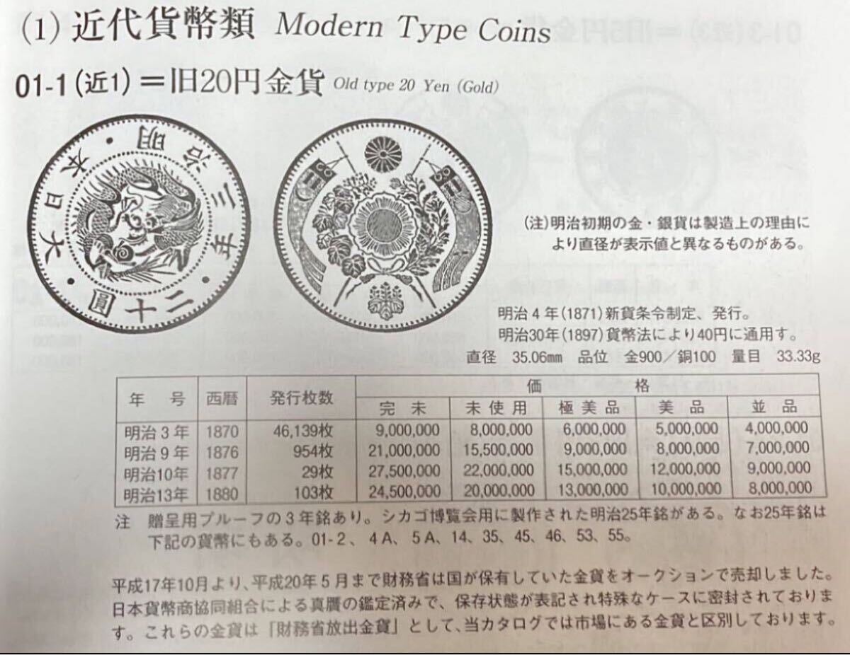 Yahoo!オークション - 【極美品】旧二十圓金貨 33g 20円金貨 明治9年 ...