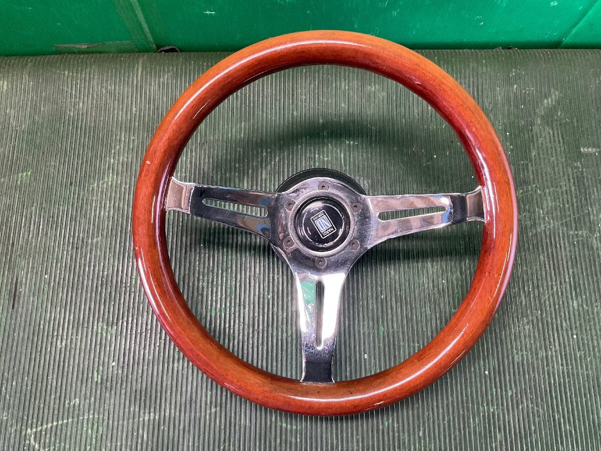 社外 ウッドハンドル 直径 約33cm 33φ GZ10 ソアラ ボス付き ナルディ ホーン ステアリングホイール 36391 RA135(ステアリング、ハンドル本体)｜売買されたオークション ...