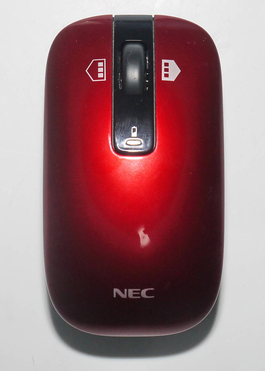 Yahoo!オークション - NEC マウス MG-1132 動作確認済み レッド