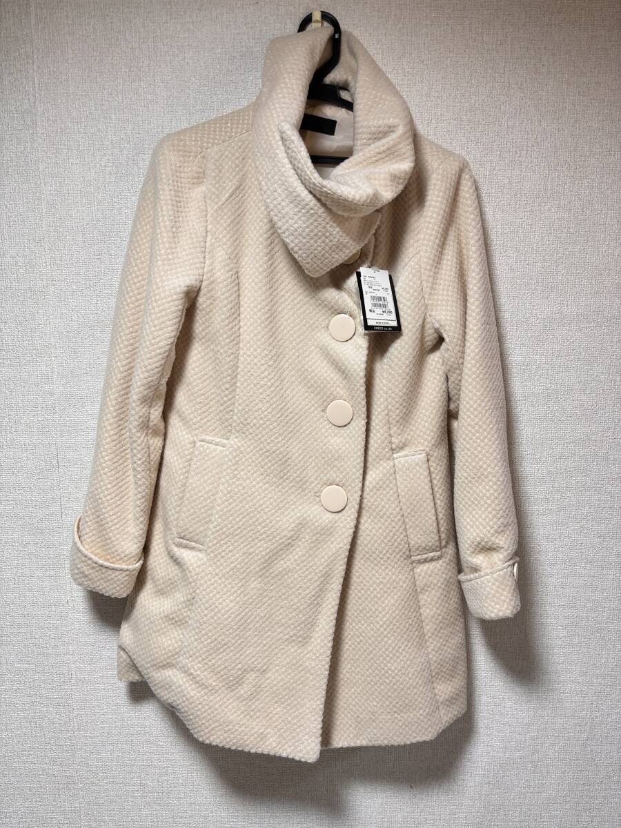 Yahoo!オークション - d2745 タグ付き新品 CRYXハーフコートMベージュ ...