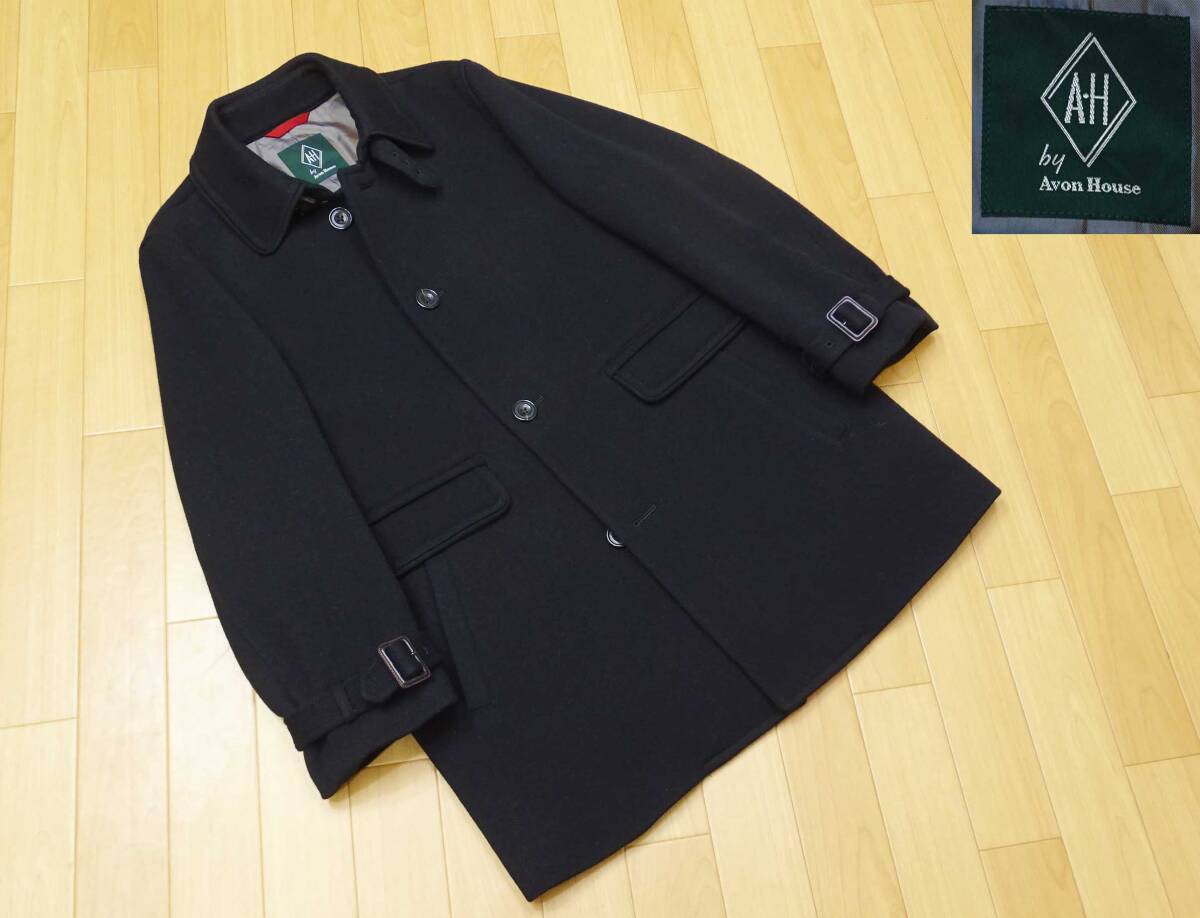 Yahoo!オークション - AVON houseエーボンハウス 黒色ハーフコート 155...