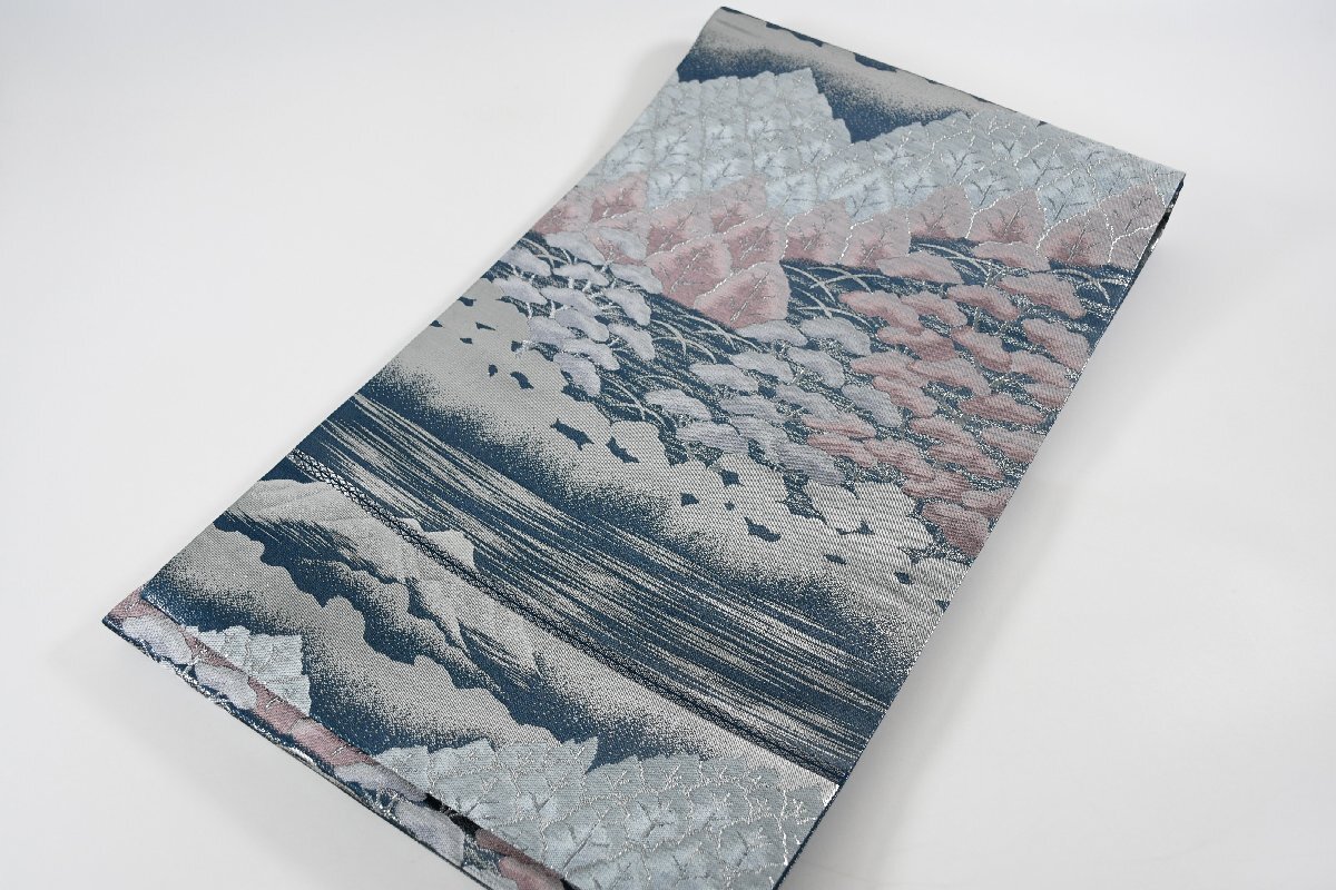 Yahoo!オークション - 袋帯 六通柄 森林 自然文様 帯丈434cm 着物屋 ne...