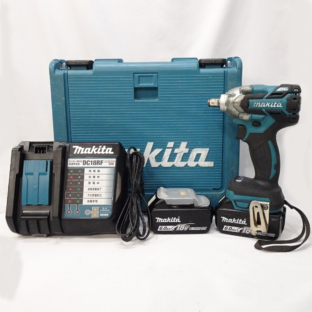 Yahoo!オークション - 【USED】makita マキタ 18V 6.0Ah 充電式インパ...