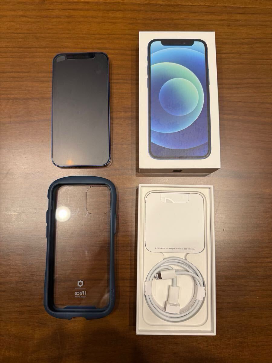 Yahoo!オークション - Apple iPhone 12mini 128G ブルー docomo SIM解...