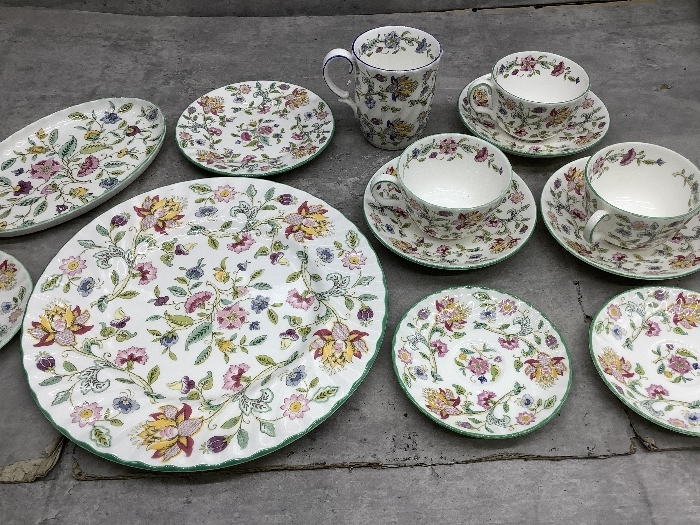 Yahoo!オークション - Z1a ミントン MINTON HADDON HALL ボーンチャイ...