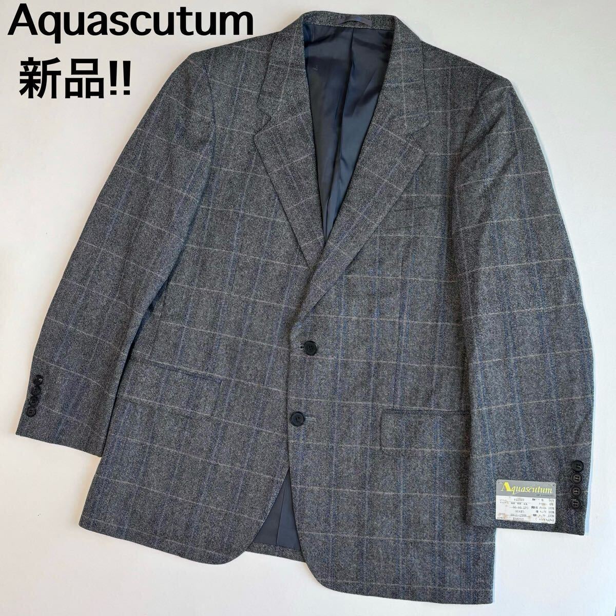 Yahoo!オークション - 新品 Aquascutum アクアスキュータム テーラード...