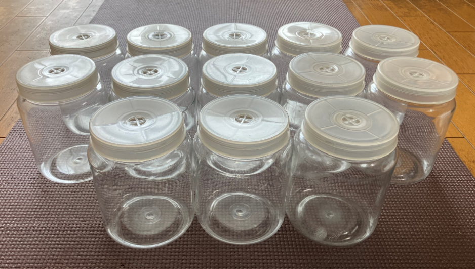 Yahoo!オークション - 空菌糸瓶クリアーボトル800cc／13本（洗浄済）