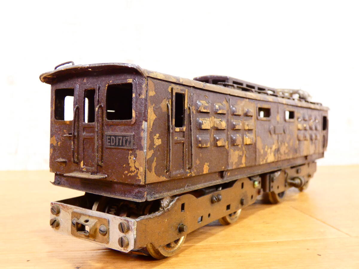 Yahoo!オークション - 詳細不明 Oゲージ ED17 電気機関車 鉄道模型 ジ...