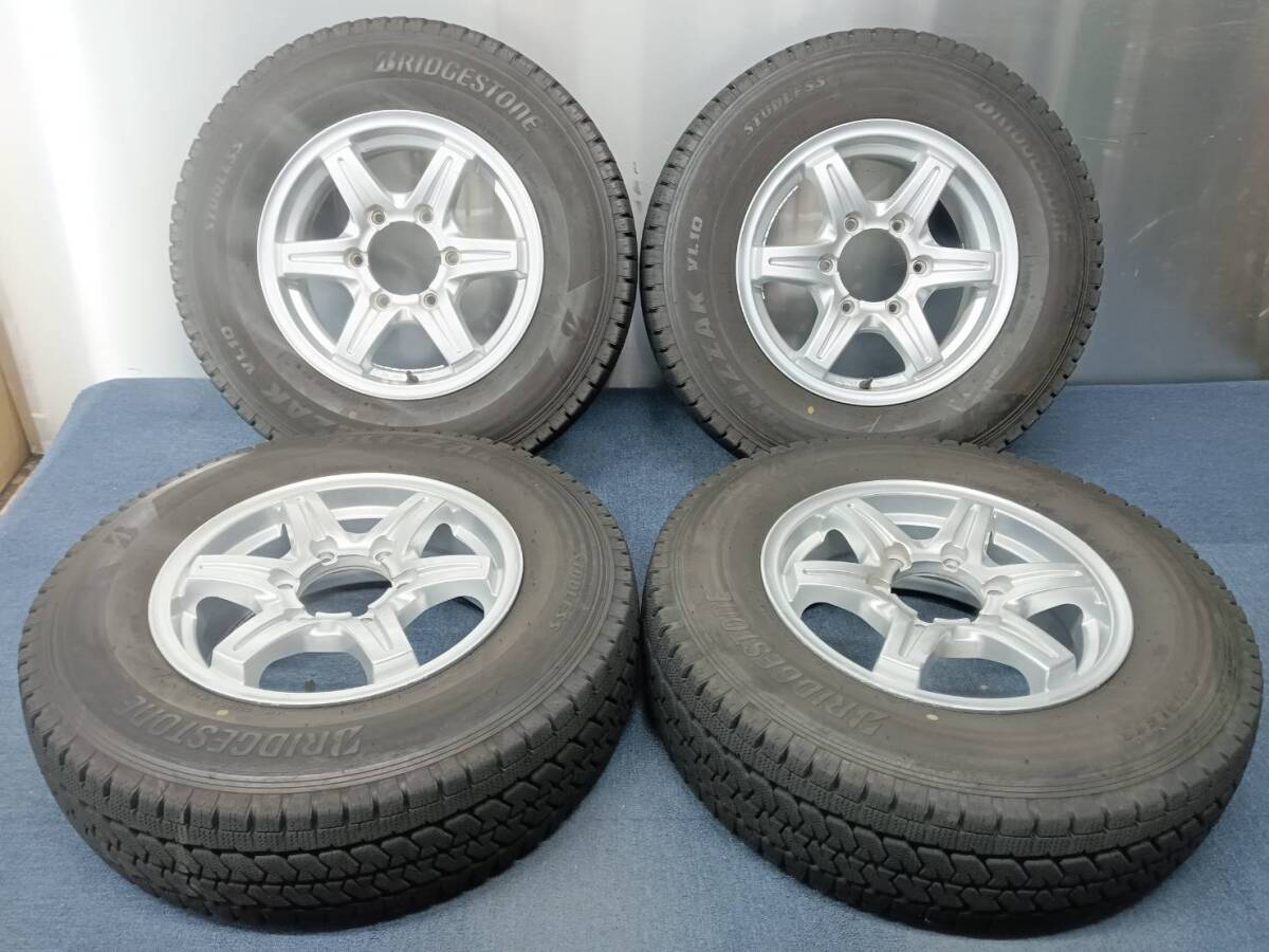 Yahoo!オークション - 8分山 23年製 ブリヂストン VL10 195/80R15 107...