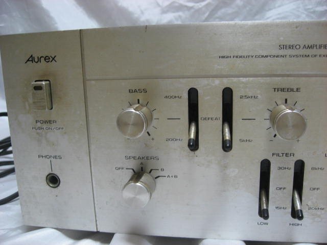 Yahoo!オークション - Aurex SB-620 STEREO AMPLIFIER オーレックス プ...