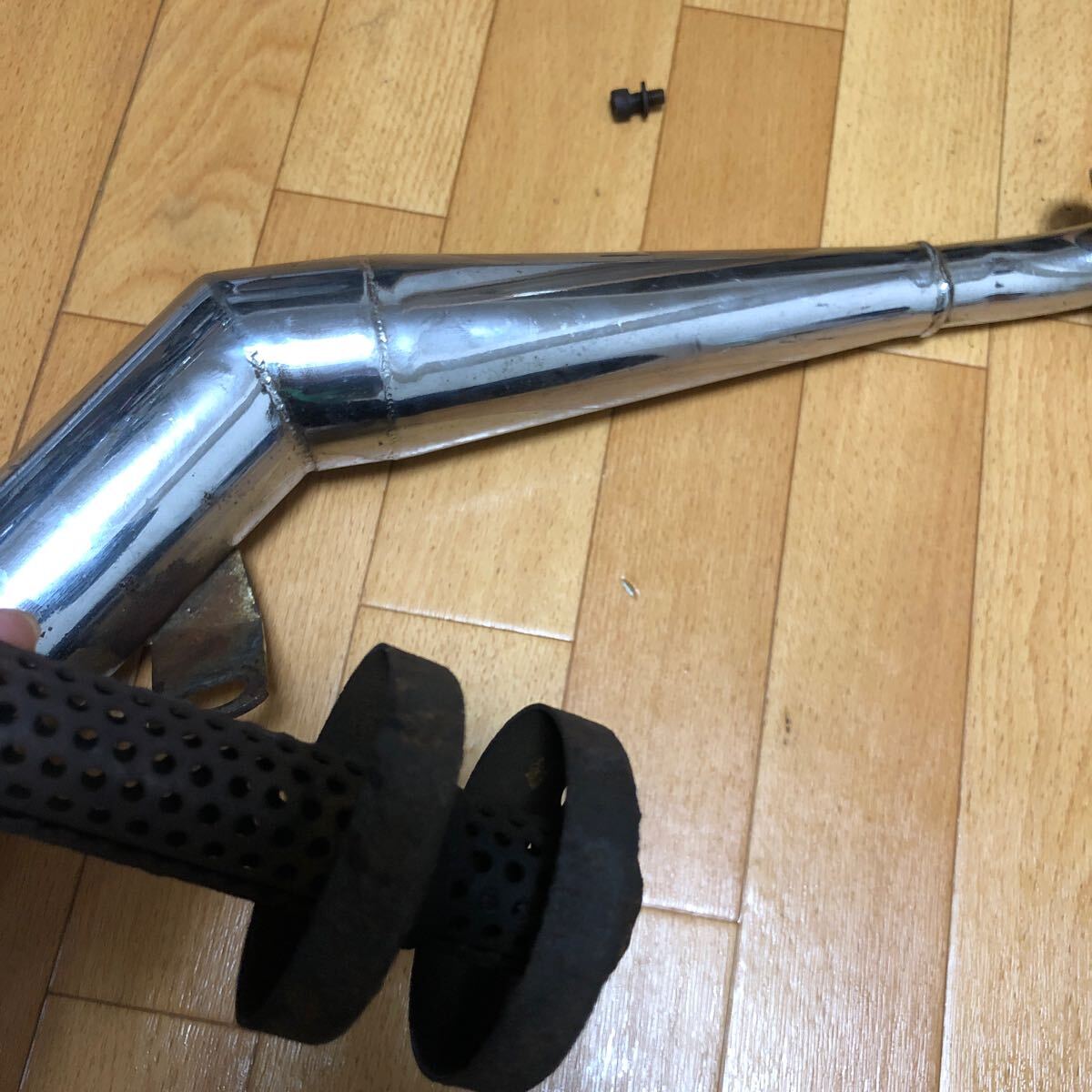 Yahoo!オークション - 4L モンキー 当時物 マフラー 早矢仕 イノウエ ...