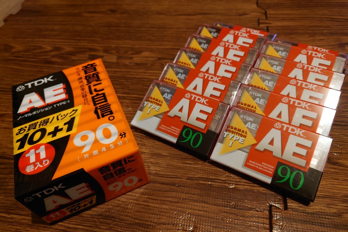Yahoo!オークション - まとめ売り TDK AE 90 F ノーマルポジション 23...